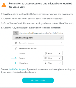How do I grant access to Camera and Microphone on Windows Edge (Browser ...